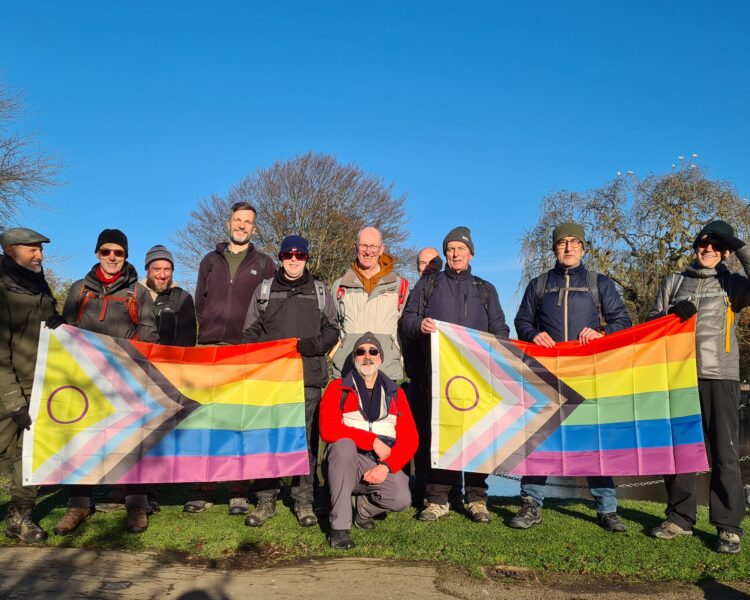 Progress Pride Flag for Marketing Materials - Gay Outdoor Club