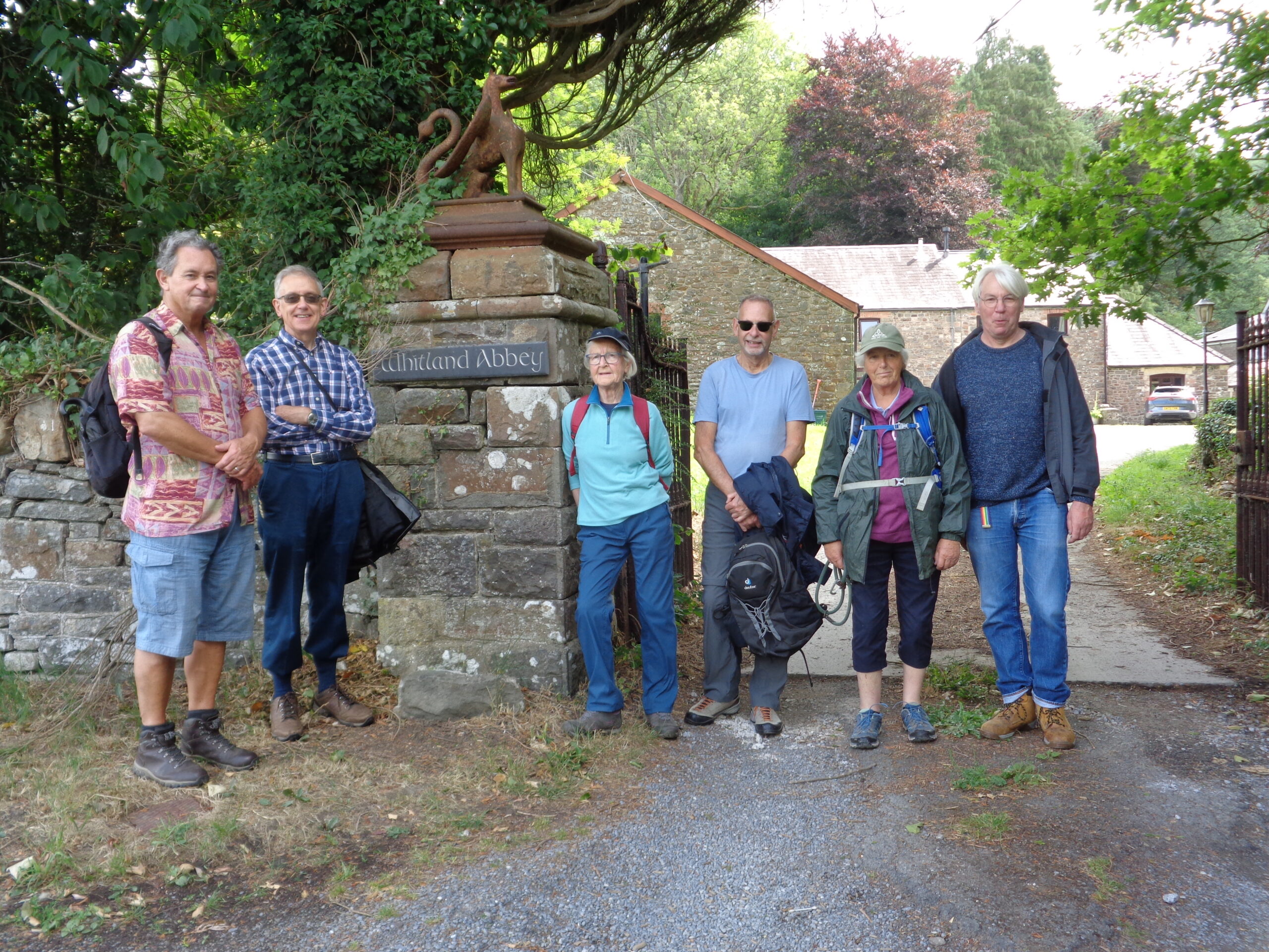 Landsker Borderlands trail - leg 3 - Login to Whitland Abbey - Gay ...